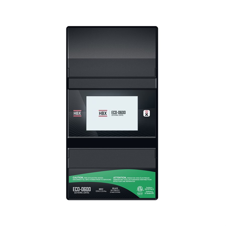 HBX ECO-0600 heat pump external multi-stage controller Wifi