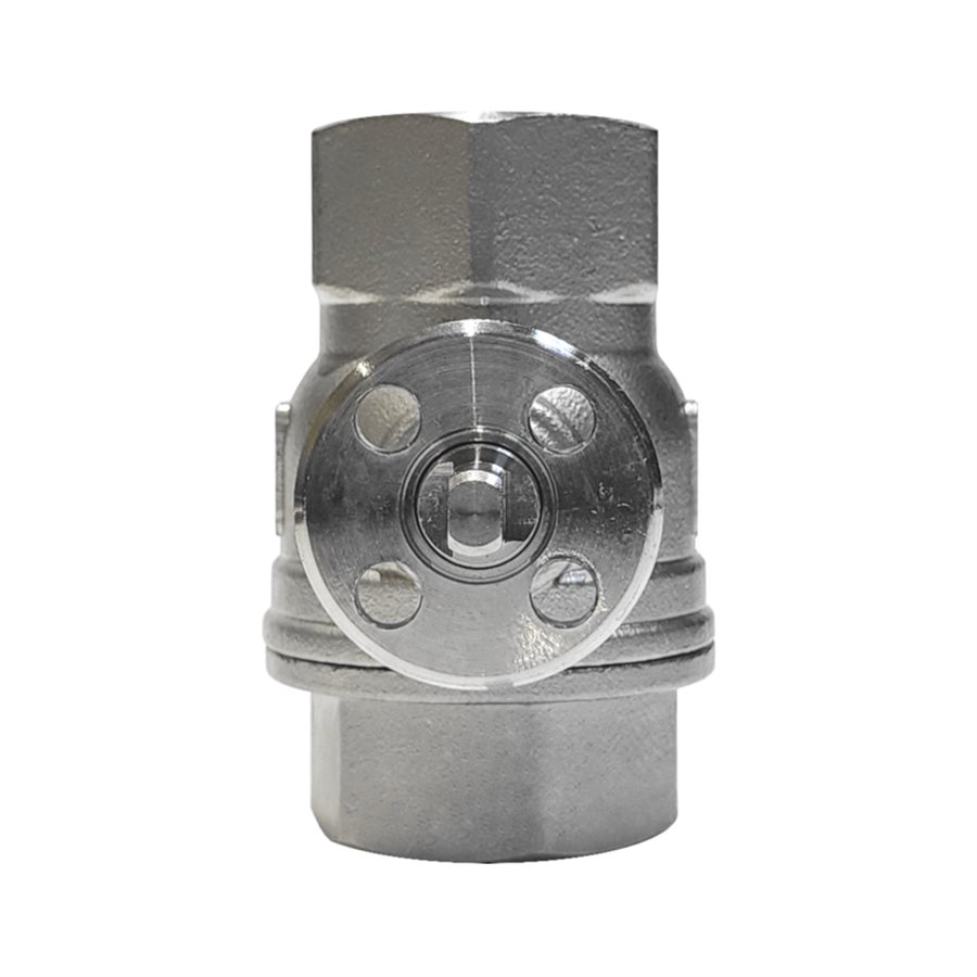 Stainless stell body valve 2 way full port 1"