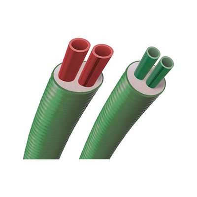 Pre-insulated PEX piping