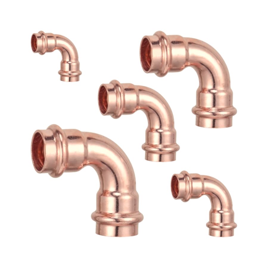 Press copper fittings
