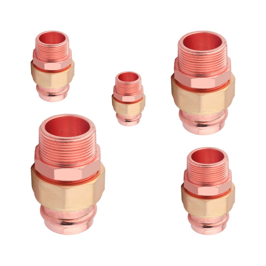 Press copper fittings